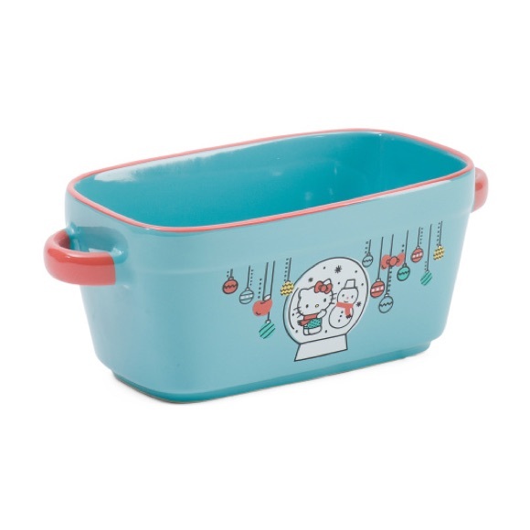 Hello Kitty | Kitchen | Nib Hello Kitty Snow Globe Loaf Dish 9x5in ...